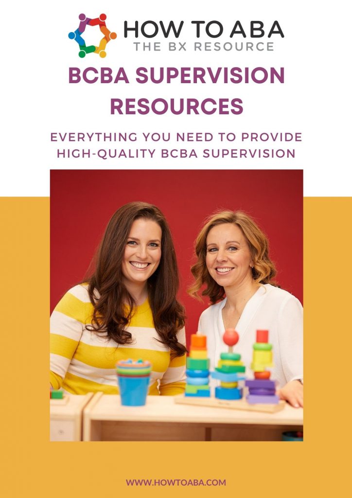 Supervision Resource Bundle - How to ABA