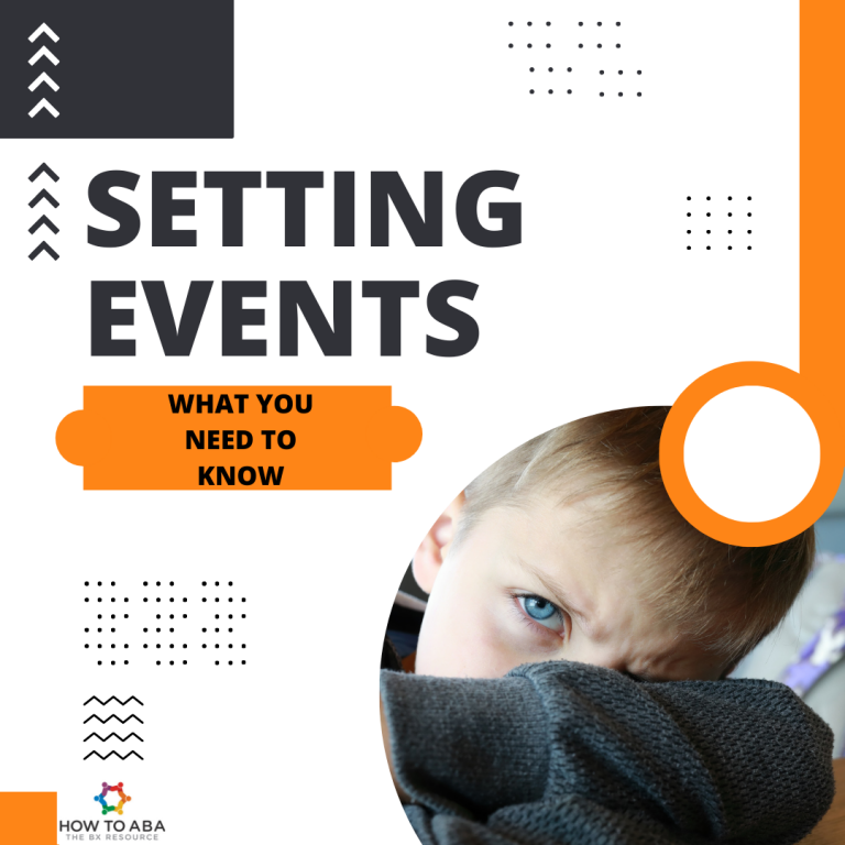 Setting Events - How to ABA